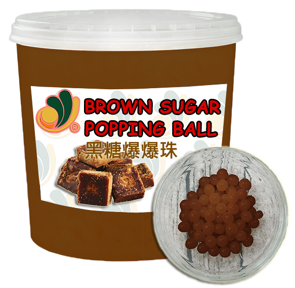 BROWN SUGAR FLAVORED POPPING BALL